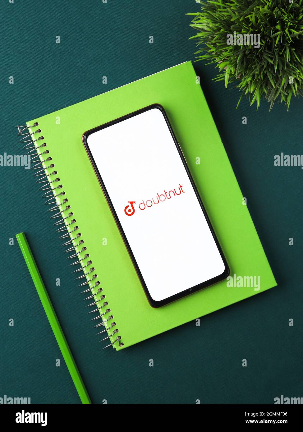 West Bangal, India - August 21, 2021 : Doubtnut logo on phone screen ...