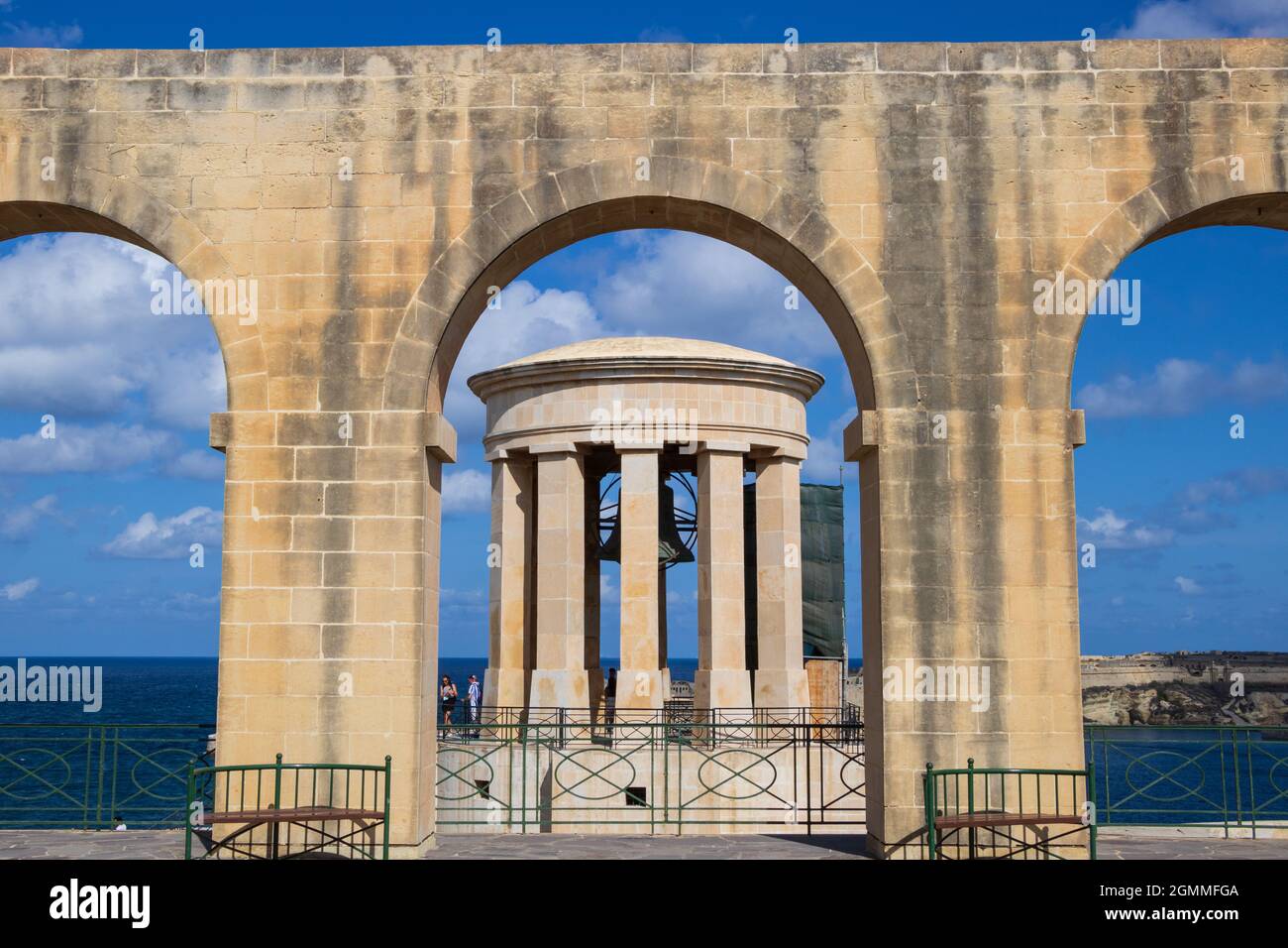 Valletta Second World War Siege Memorial Stock Photo - Alamy