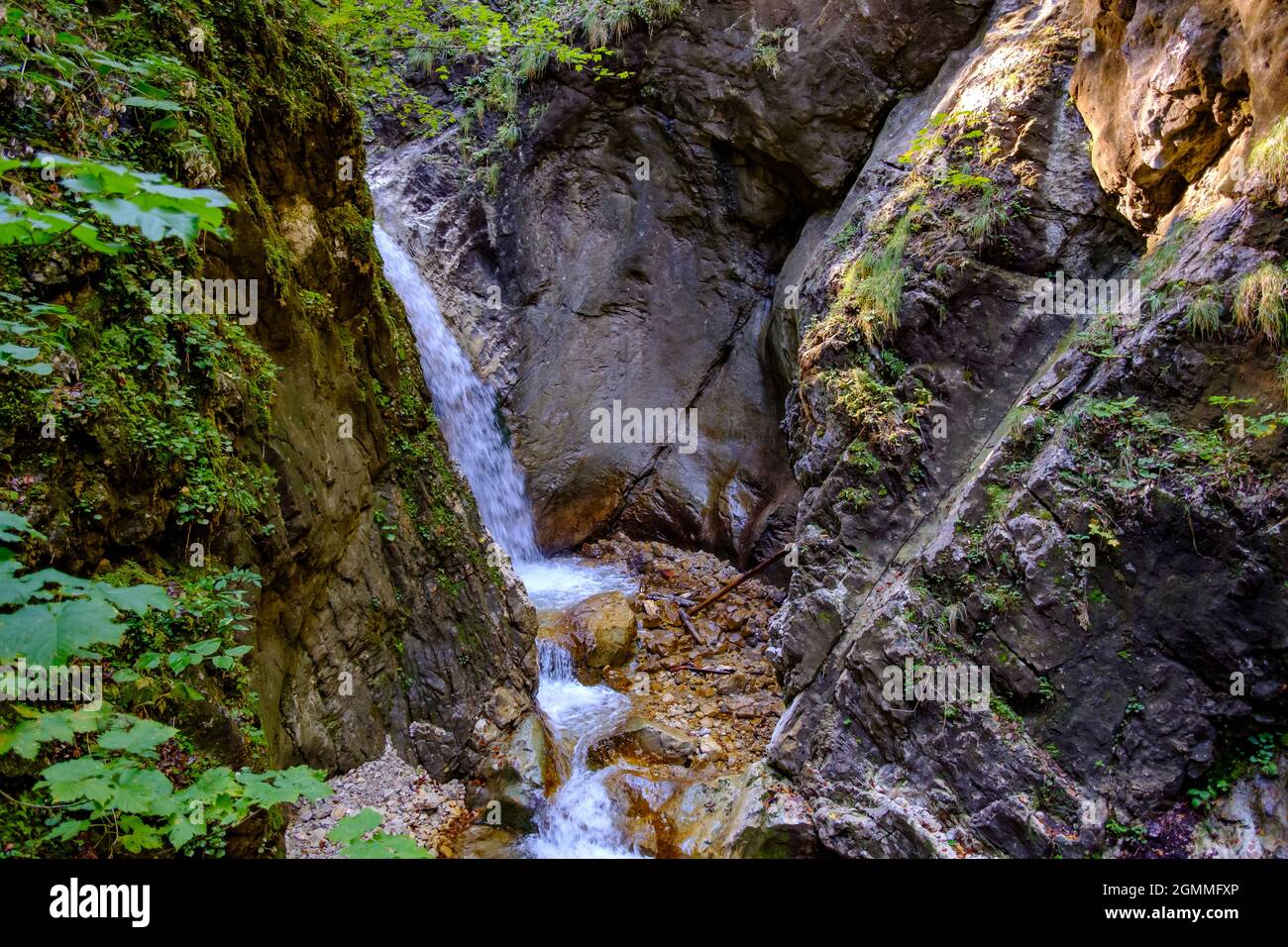 canyon dr. vogelsang klamm near spital am pyhrn in upper austria Stock ...