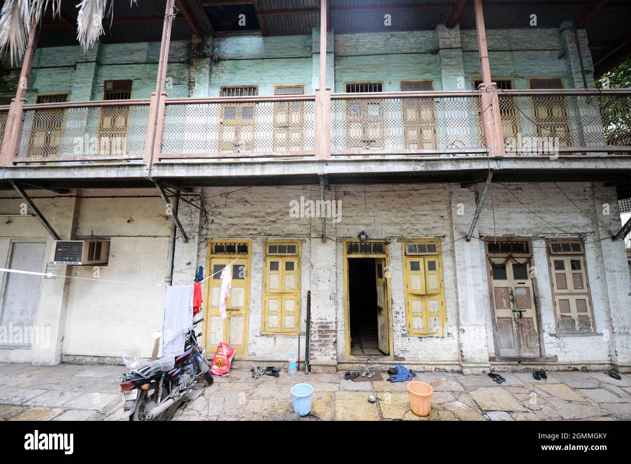 A beautiful old Marathi building in Pune, India Stock Photo - Alamy