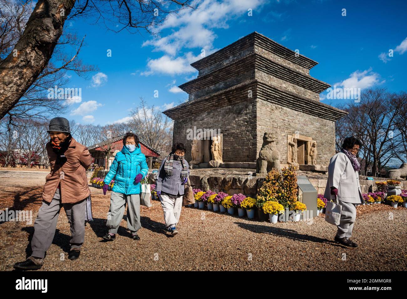 STONE PAGODA OF BUNHWANGSA, GYEONGJU CITY, GYEONGSANGBUK PROVINCE ...