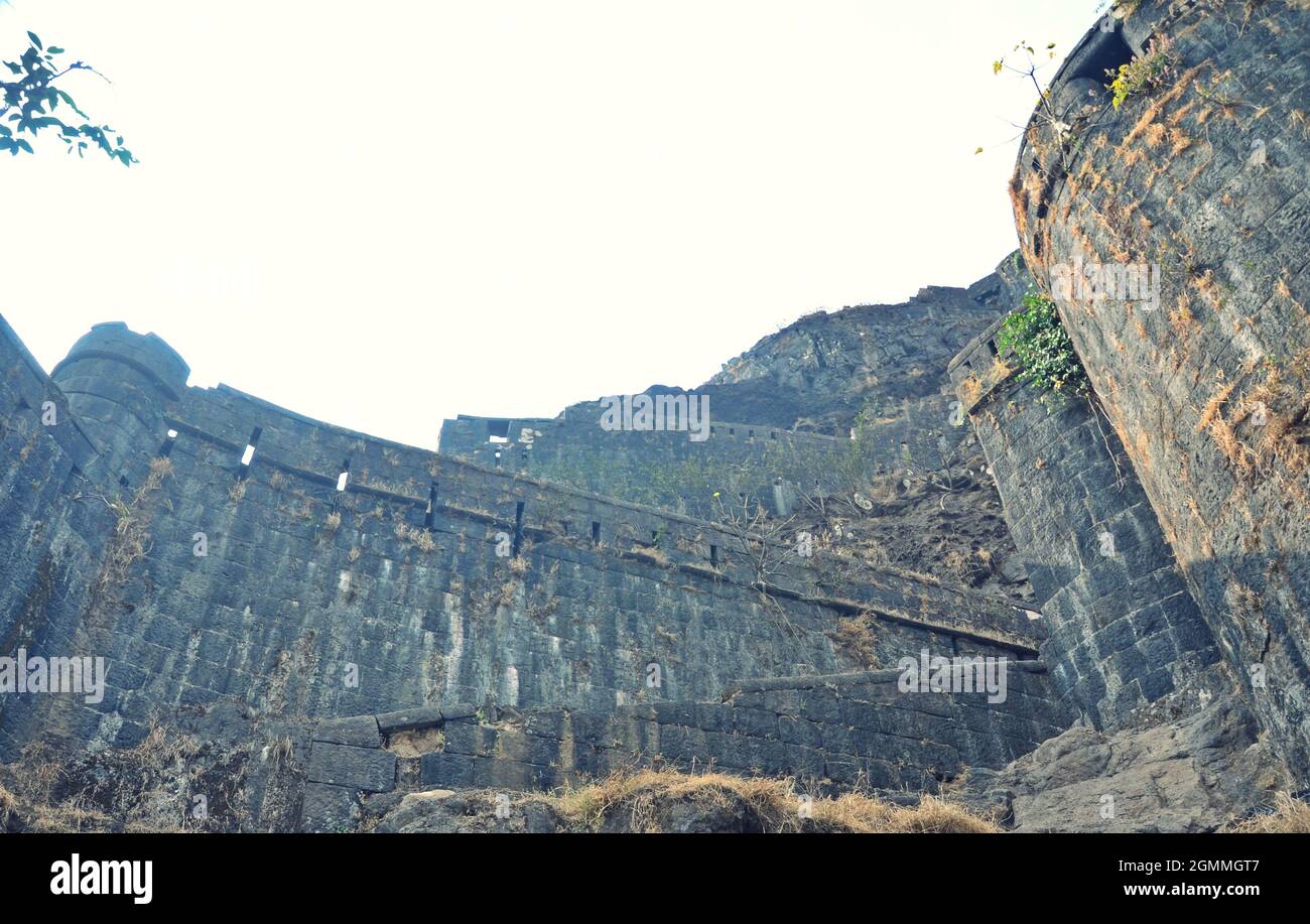 lohagad fort lonavala maharashtra india Stock Photo - Alamy