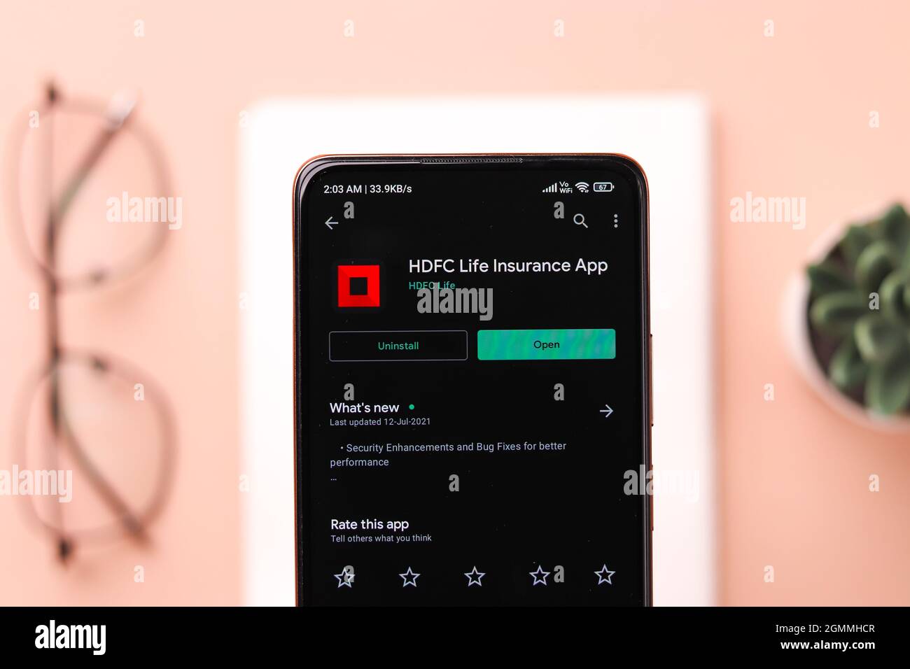 Hdfc life insurance logo hi-res stock photography and images - Alamy