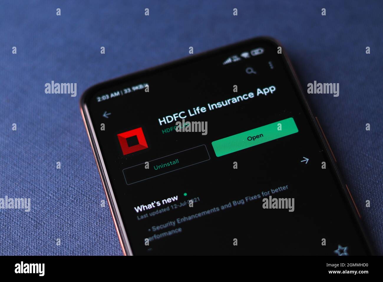 Hdfc life insurance logo hi-res stock photography and images - Alamy