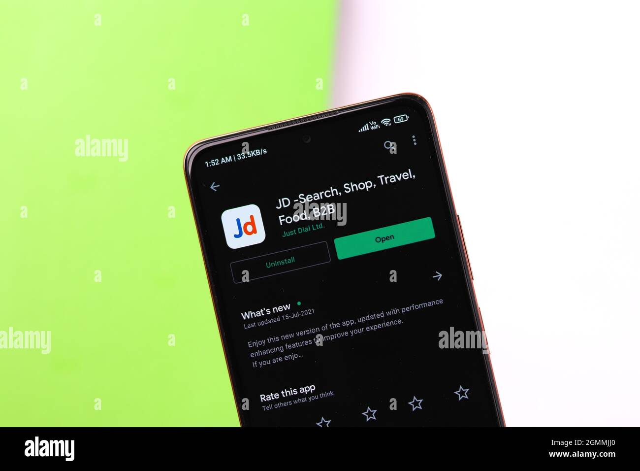 Justdial logo hi-res stock photography and images - Alamy