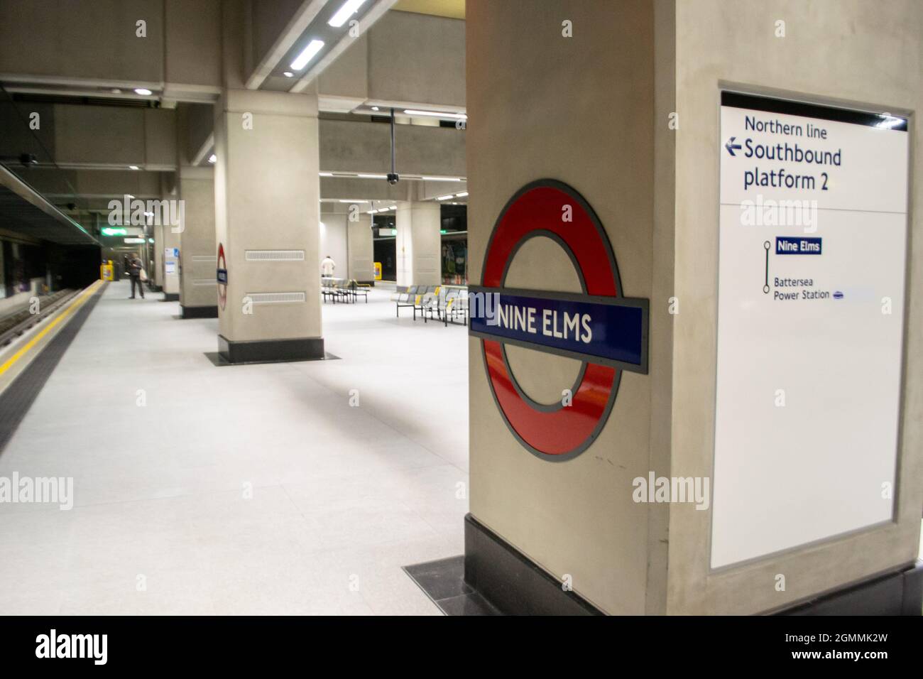 Nine Elms, London, England. 20th September 2021. Nine Elms Underground ...