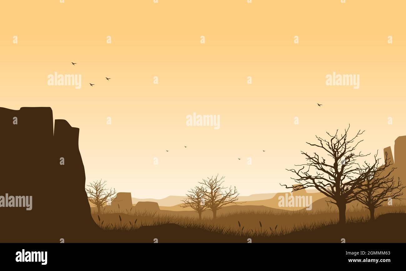 Aesthetic natural scenery in the afternoon from the out of the city at ...