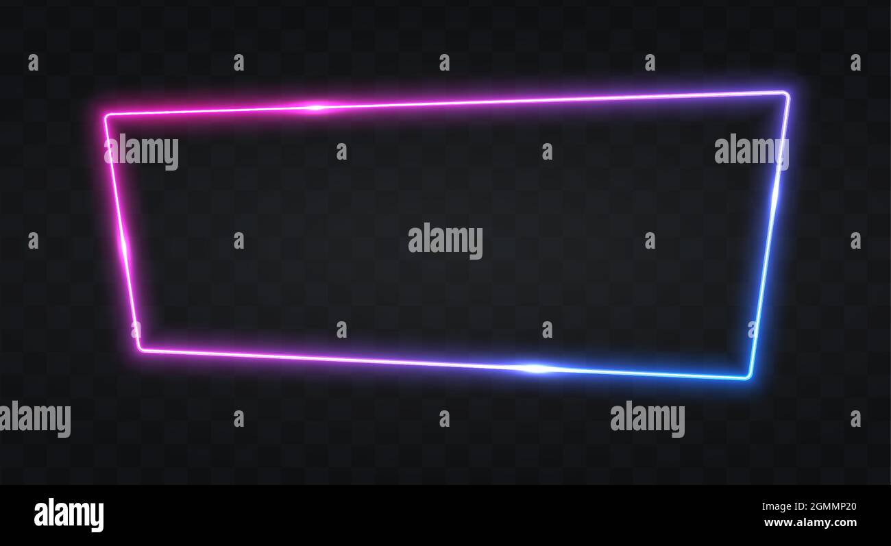 Neon frame for your design Stock Vector Image & Art - Alamy