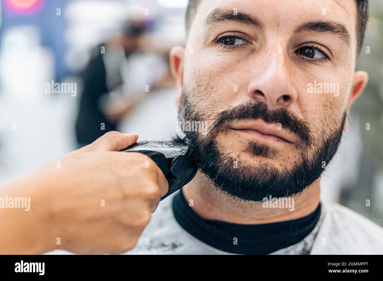 Barber beard facial hi-res stock photography and images - Alamy