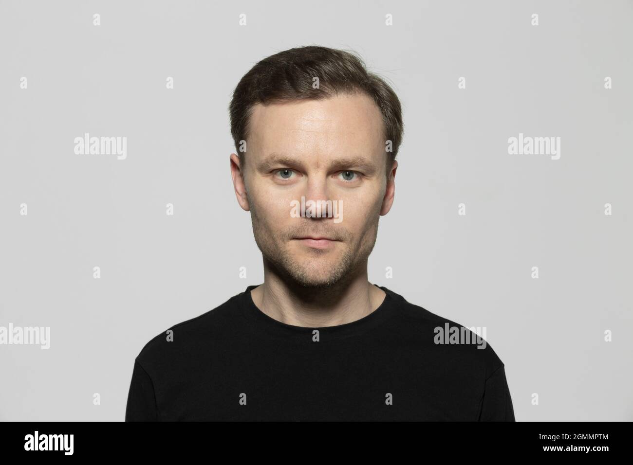 Portrait serious handsome man Stock Photo - Alamy Portrait serious handsome man Stock Photo - Alamy