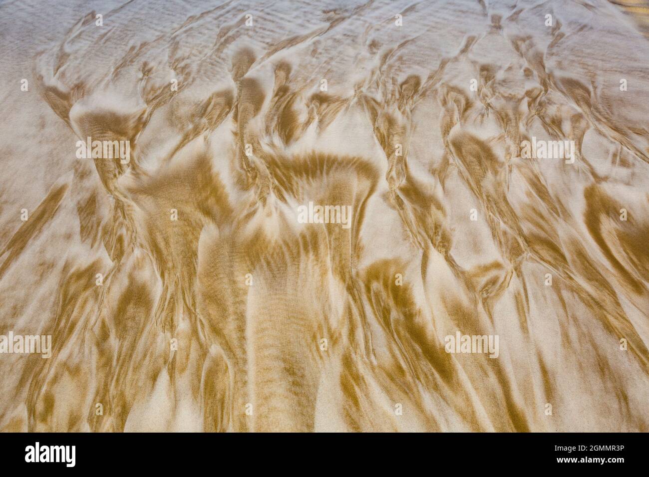 Patterns in sand Stock Photo - Alamy
