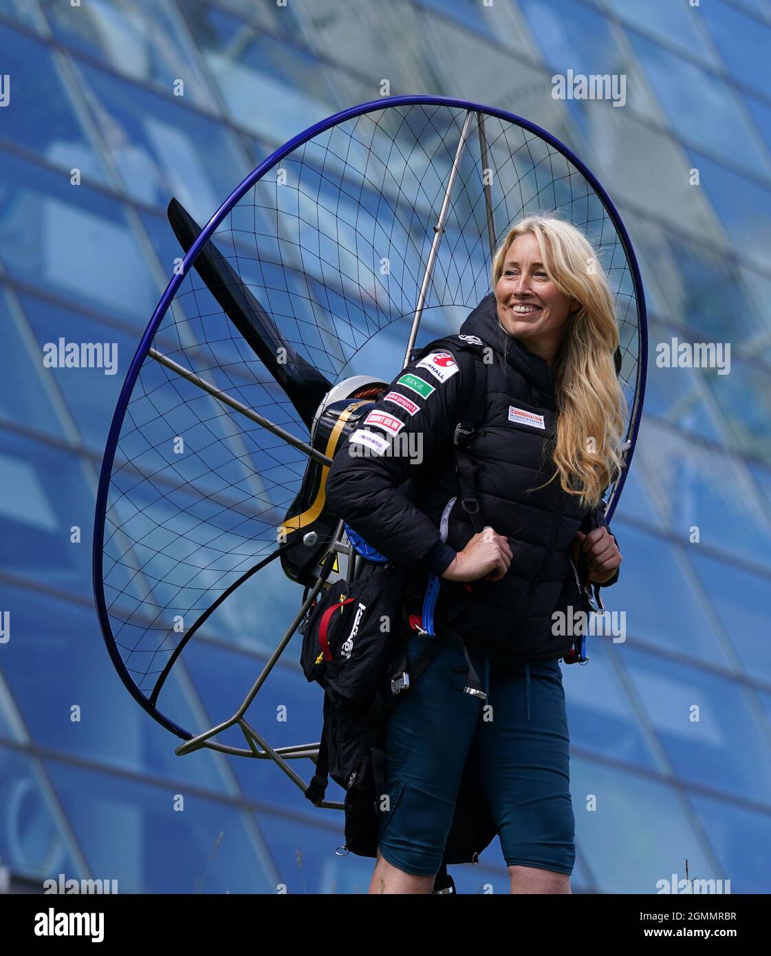 File photo dated 18/06/21 of Sacha Dench with her adapted electric ...