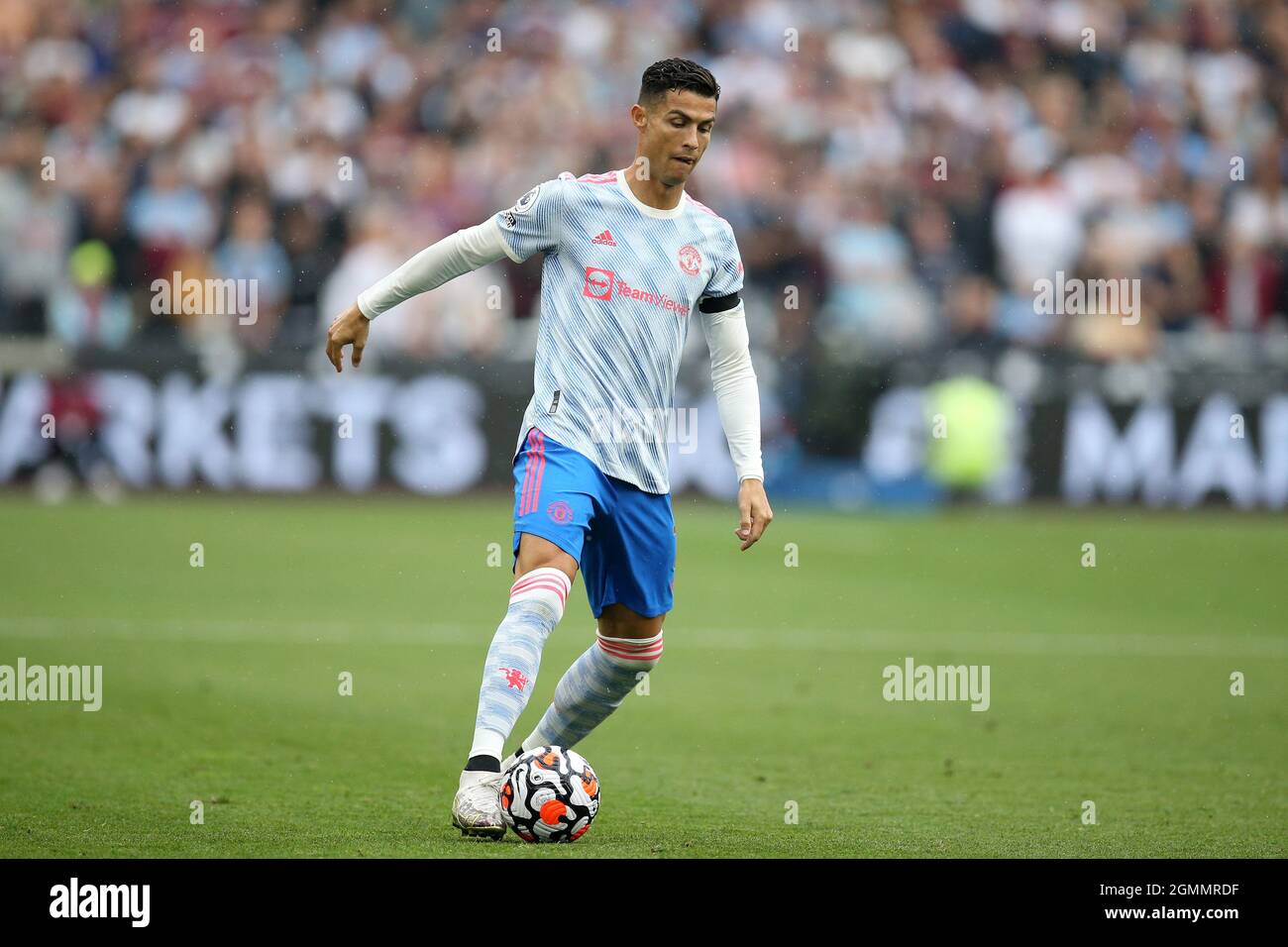 London, UK. 19th Sep, 2021. Cristiano Ronaldo of Manchester Utd in ...