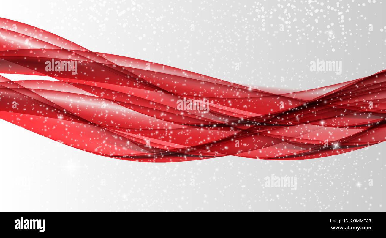 Red waves. Abstract background Vector Illustration Stock Vector Image ...