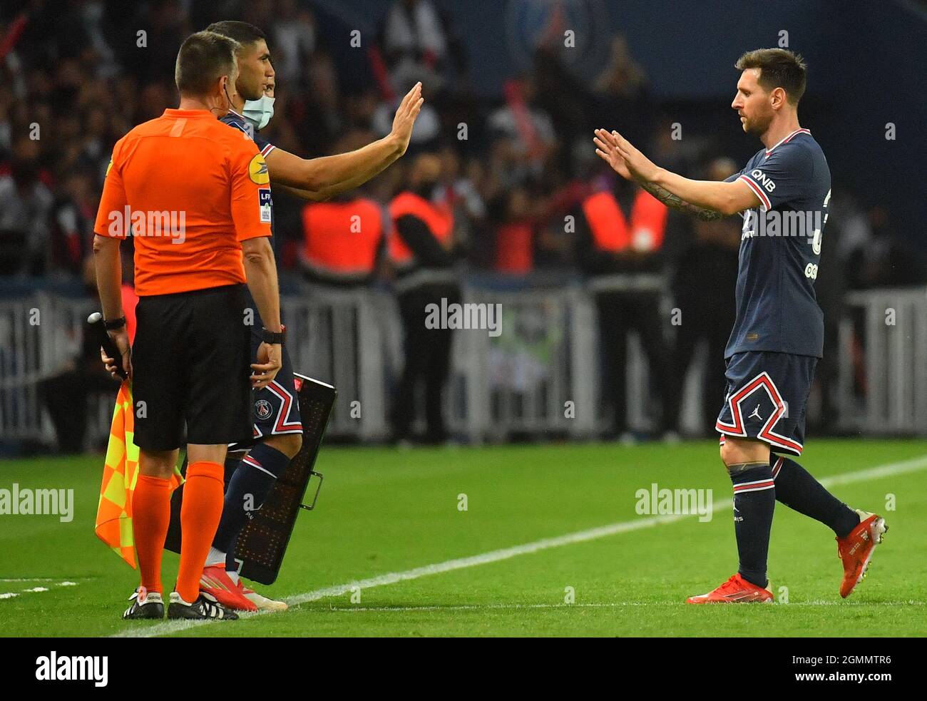 PSG's Lionel Messi during the Ligue 1 Paris Saint Germain (PSG) v ...