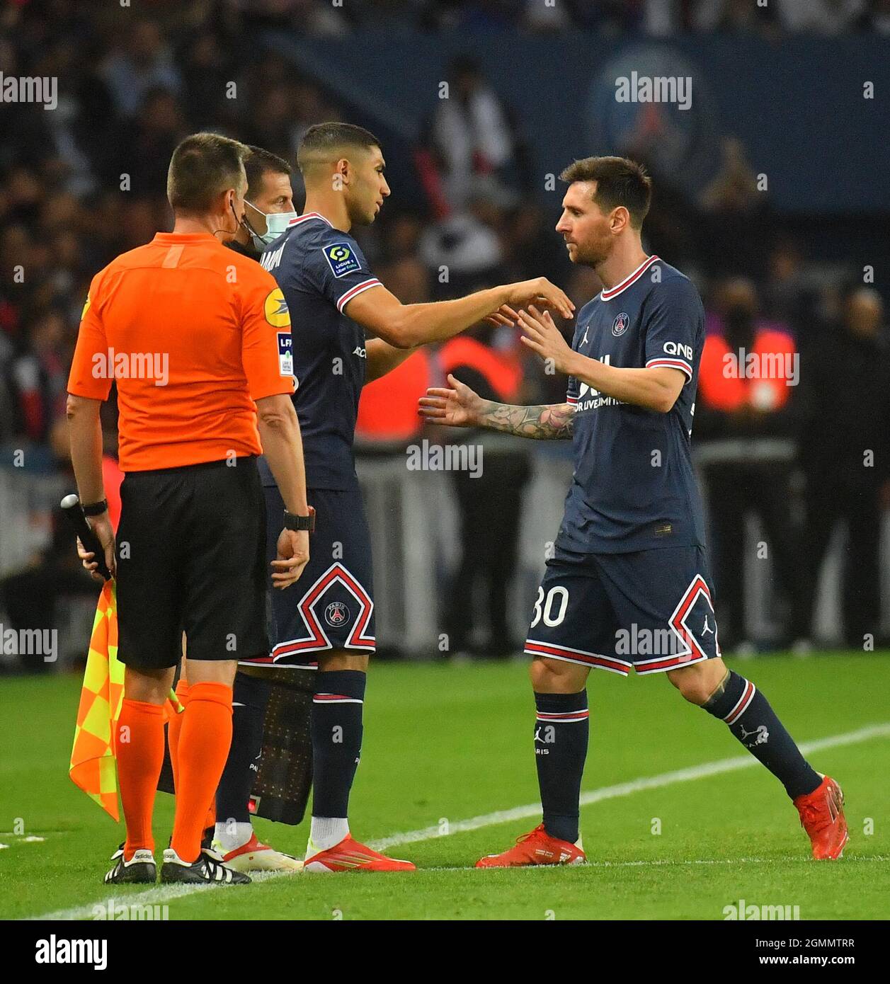 PSG's Lionel Messi during the Ligue 1 Paris Saint Germain (PSG) v ...