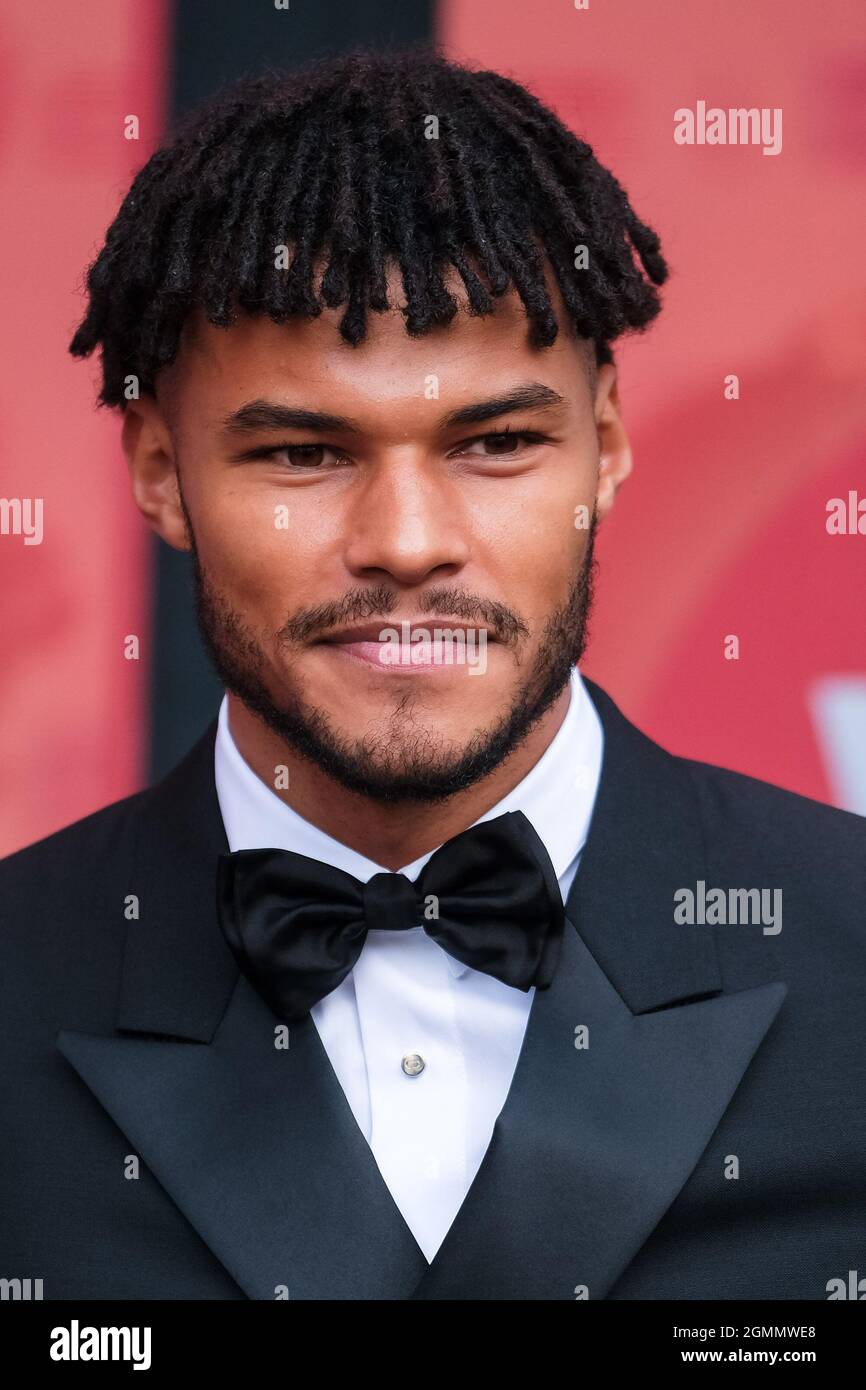 Tyrone Mings arriving at the Sun Who Cares Wins Awards on Tuesday 14 ...