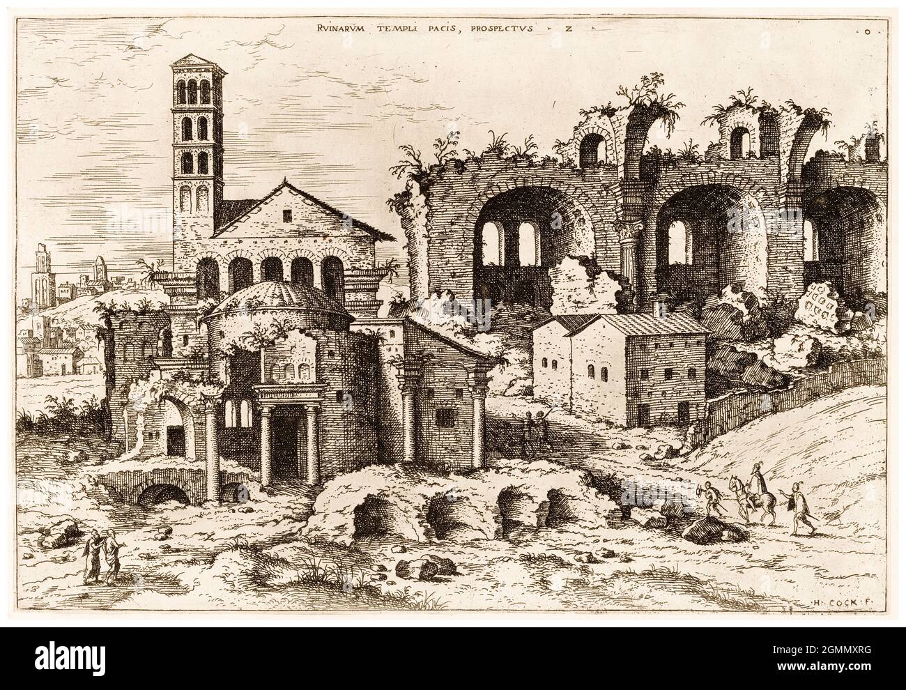 The Temple of Augustus and Faustina, the Temple of Divus Romulus and ...