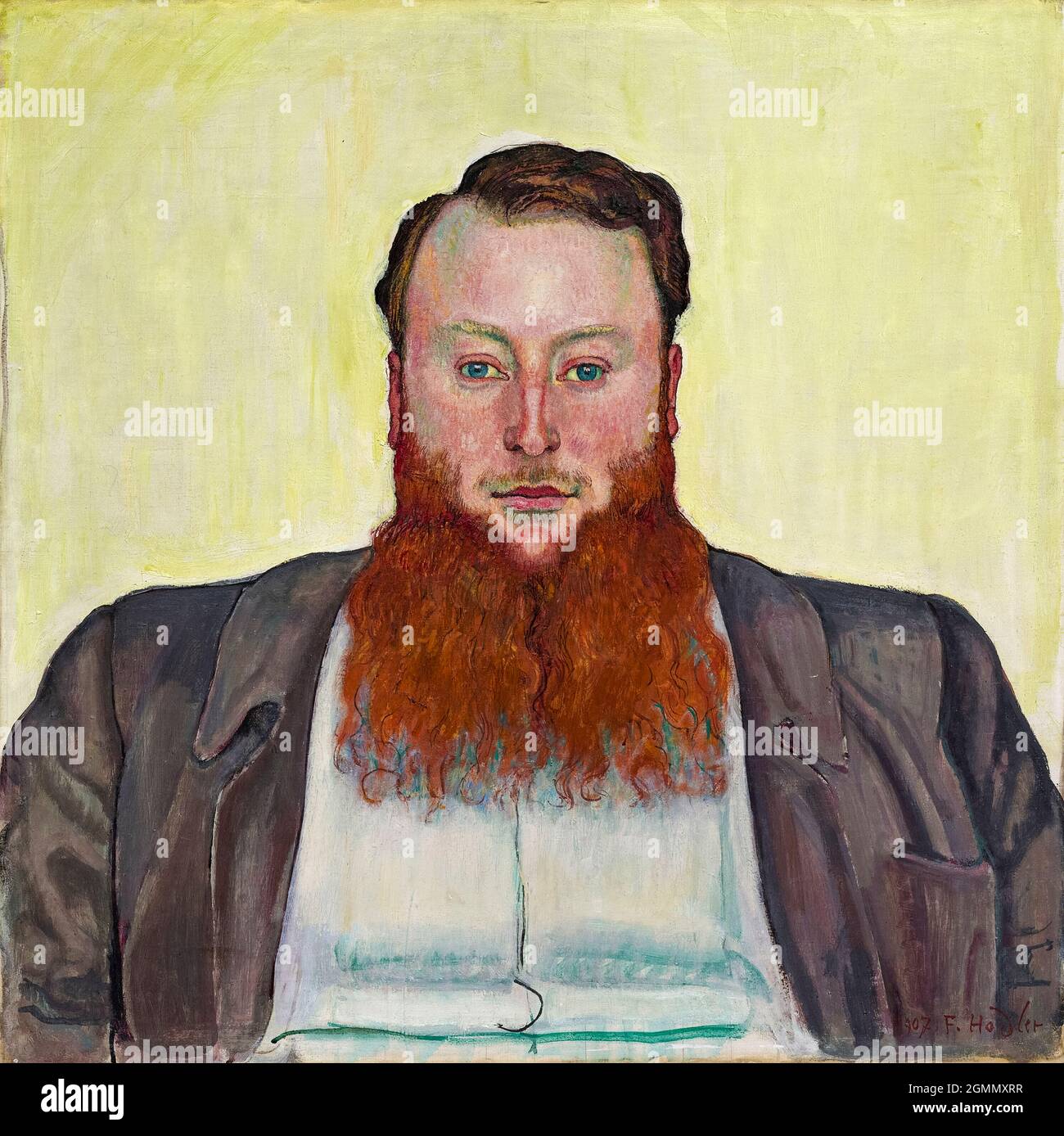 James Vibert (1872-1942), Swiss sculptor, portrait painting by ...