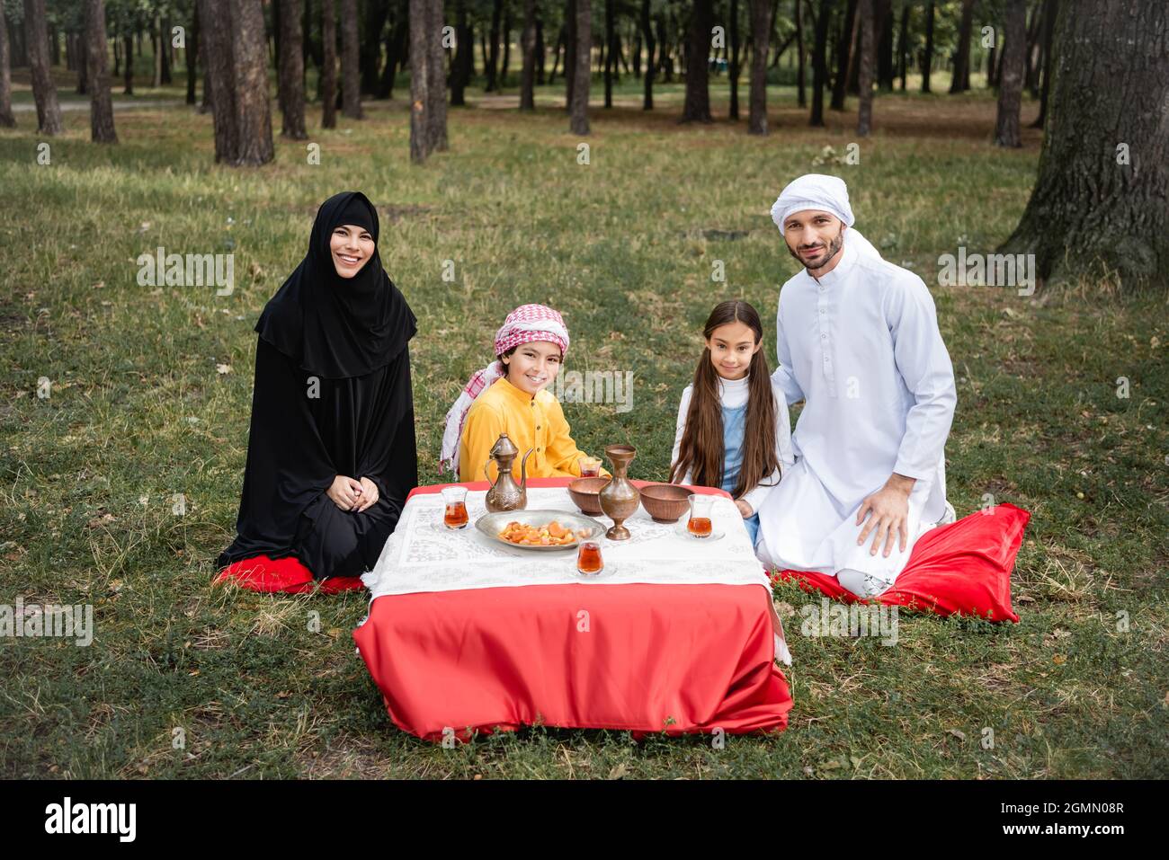 Traditional Arab Family