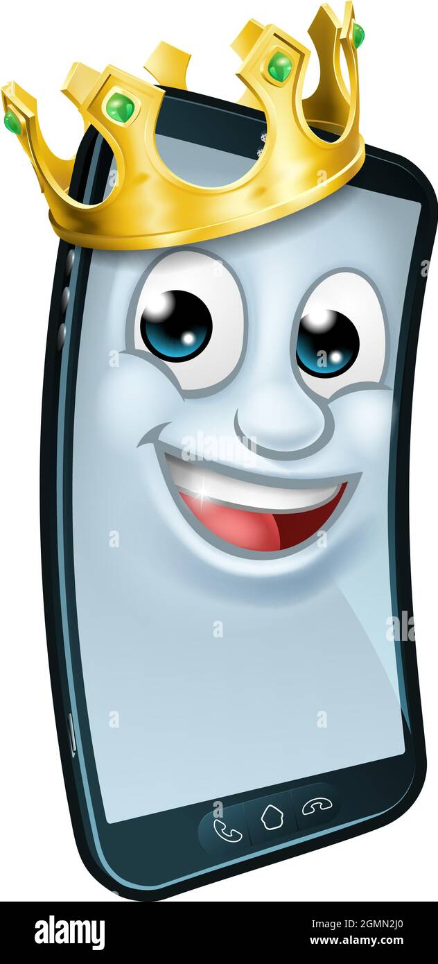 Crown mascot Cut Out Stock Images & Pictures - Alamy