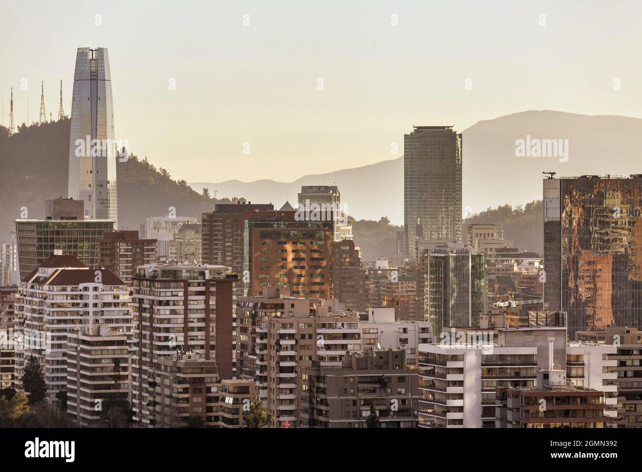 El Gran Torre in the city of Santiago de Chile is Latin America's ...