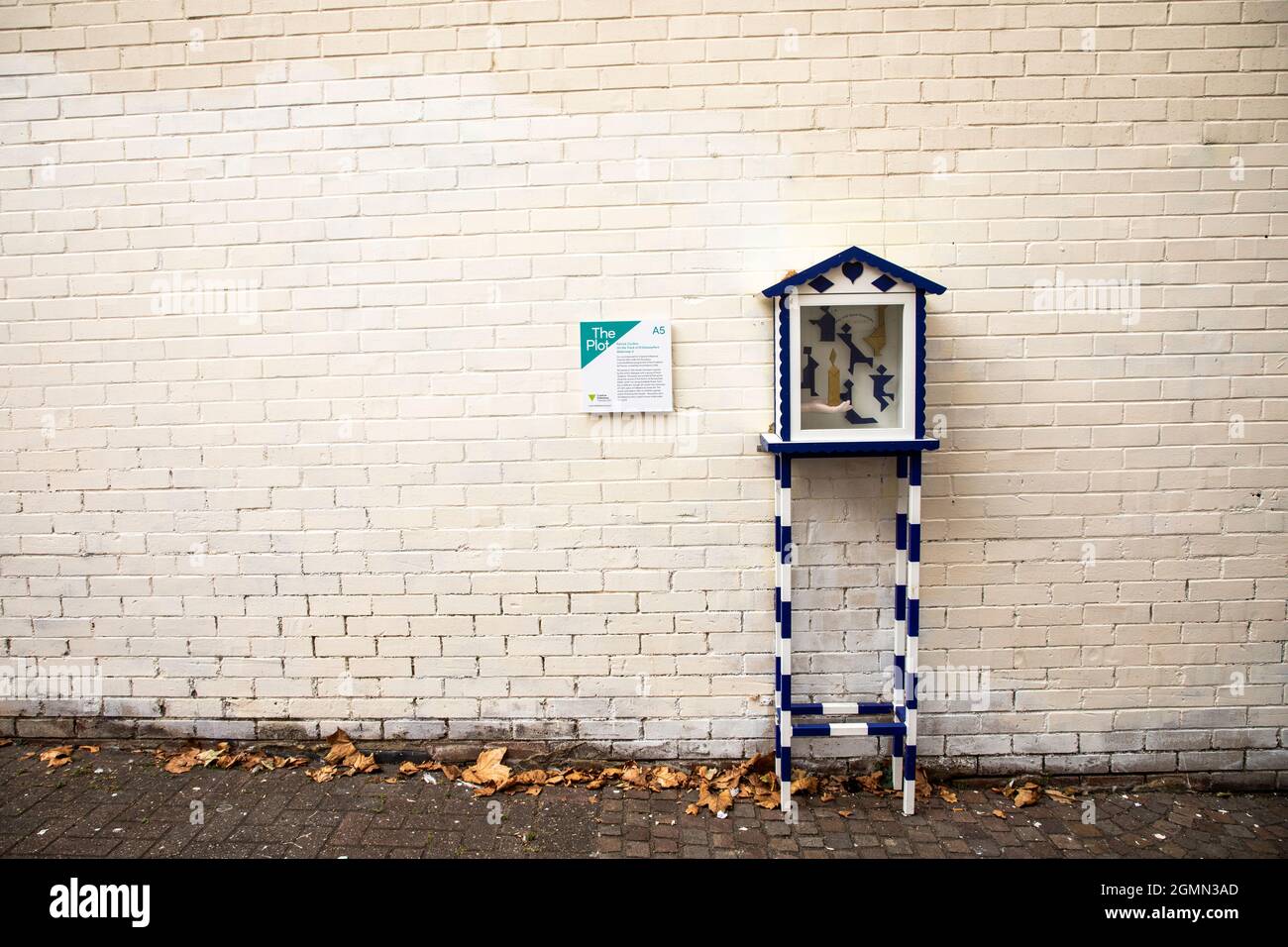 Folkestone Triennial 2021 - "On the Track of St Eanswythe's Waterway" by Patrick Corillon Stock ...