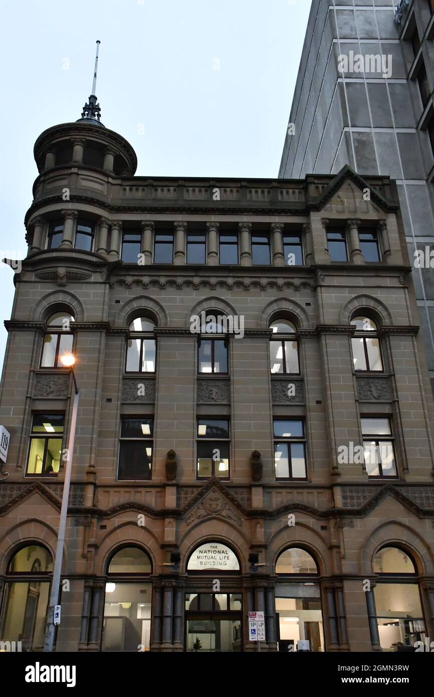 SYDNEY, AUSTRALIA - Jun 10, 2021: A beautiful building in Hobart ...