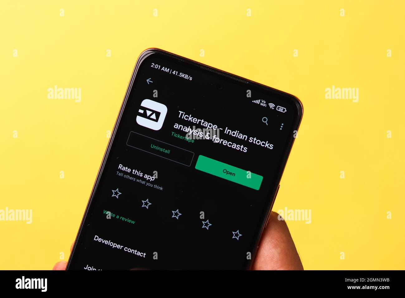 Ticker tape logo hi-res stock photography and images - Alamy