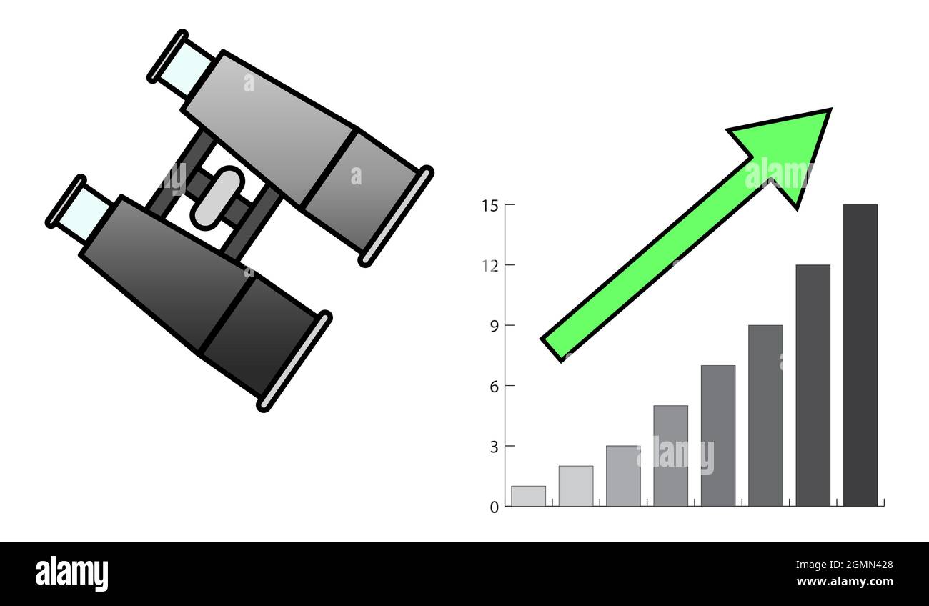 Illustration of a business perspective concept Stock Photo - Alamy