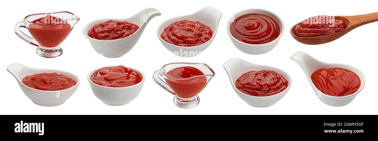 Ketchup isolated on white background Stock Photo - Alamy