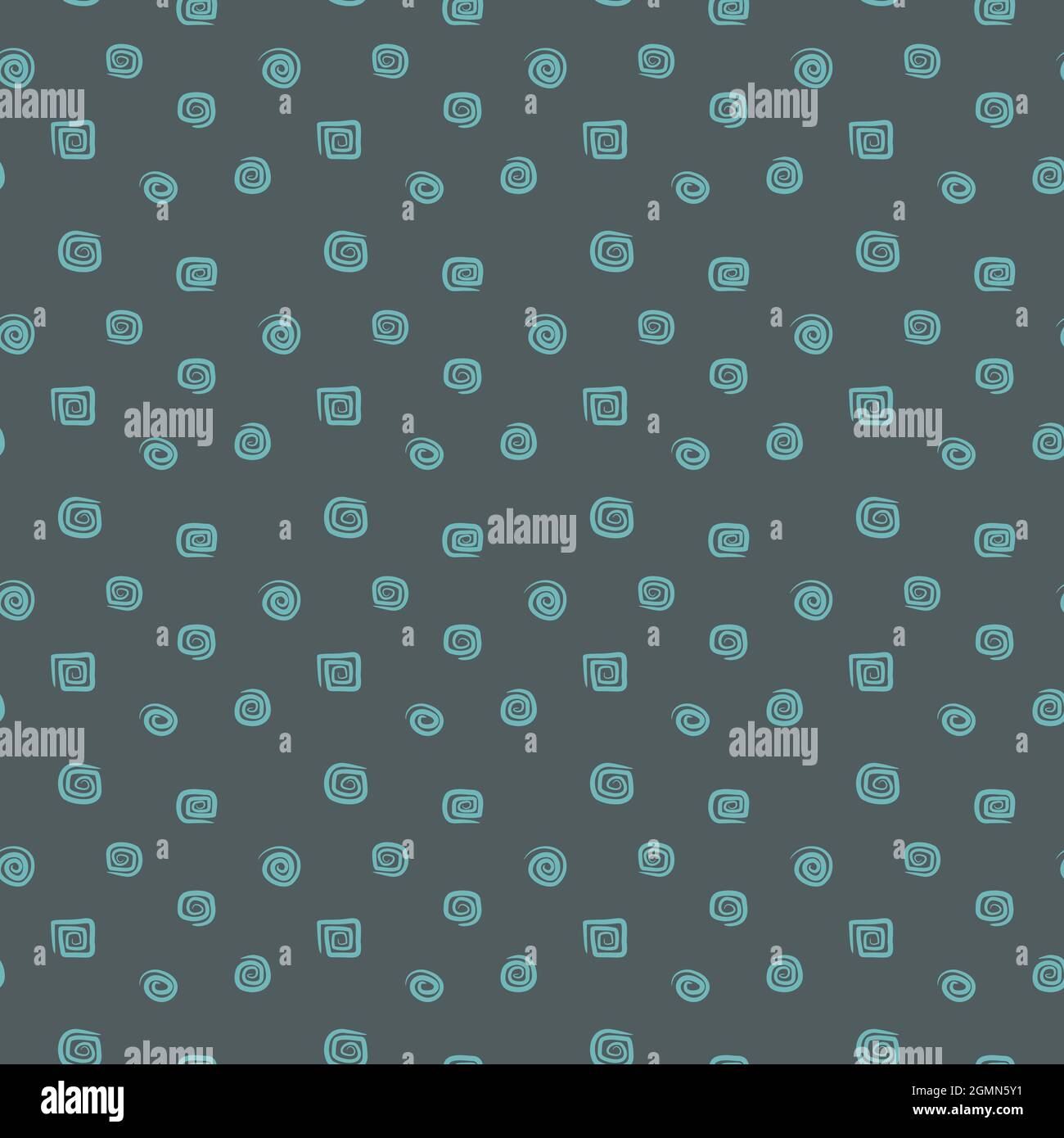 Abstract geometric shapes on pastel dirty midnight green background ...