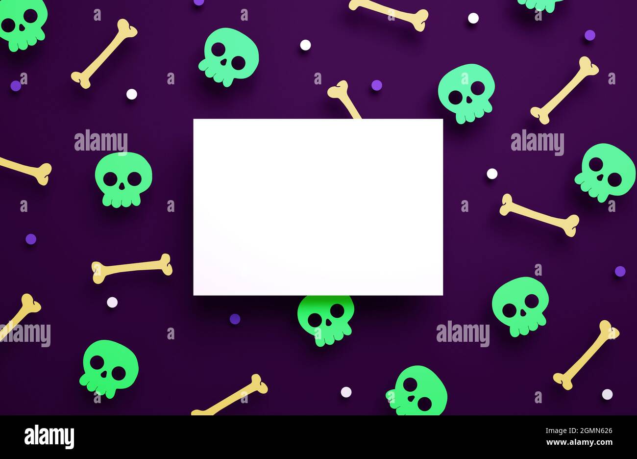 Blank Halloween Flyer Template