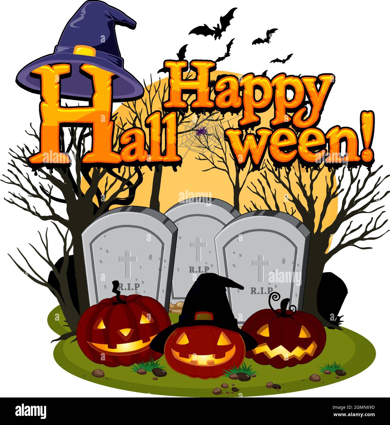 Graveyard frame drawing hi-res stock photography and images - Alamy