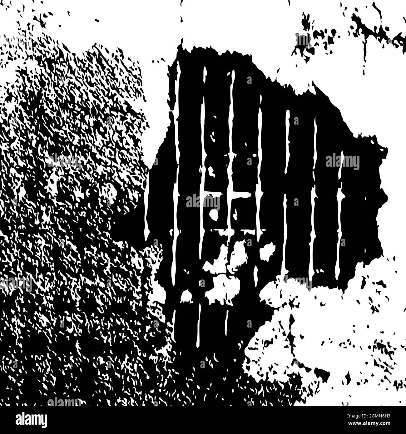 Grunge overlay texture. Distress texture of spots, stains, ink, dots ...