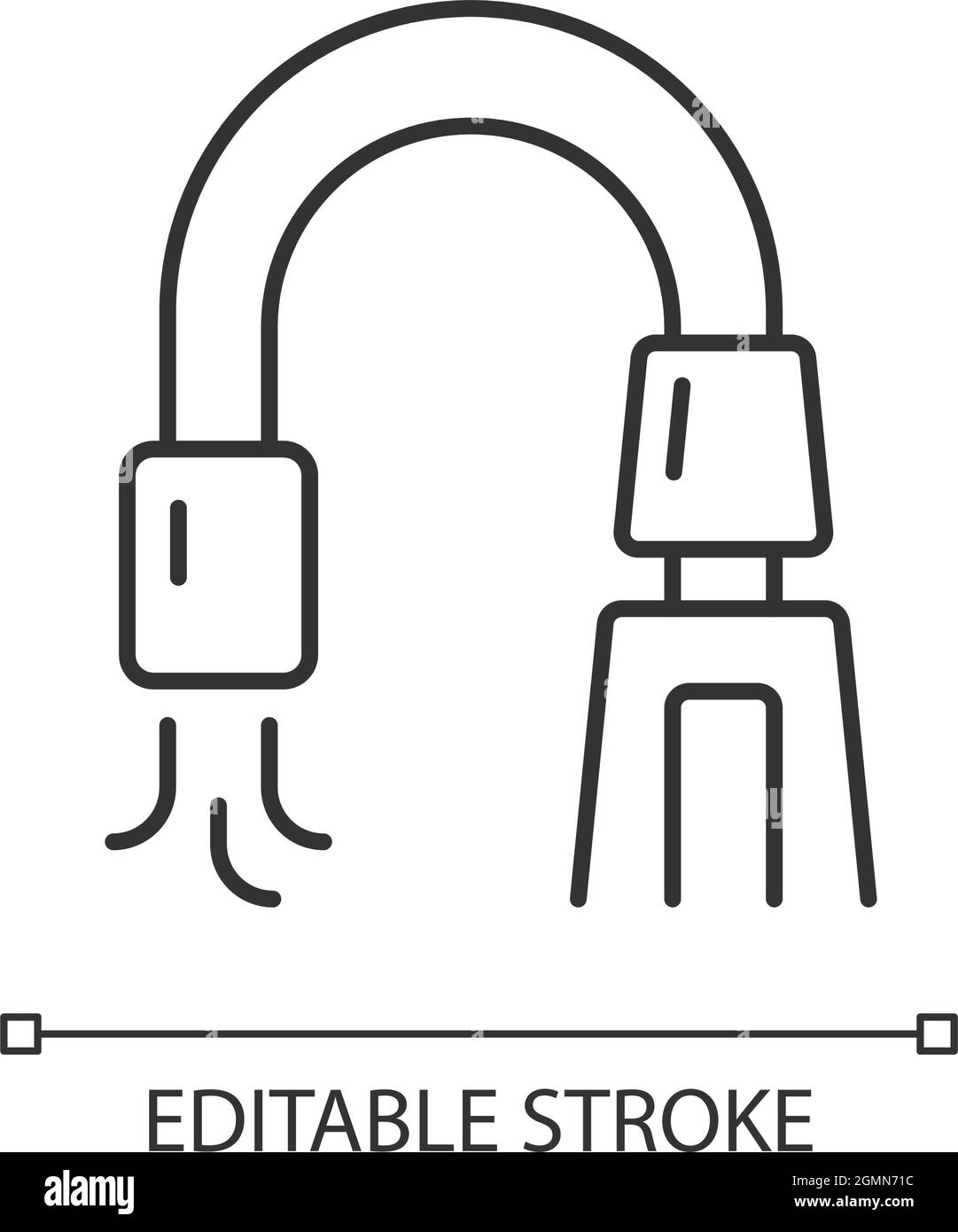 Suction device linear icon Stock Vector Image & Art - Alamy