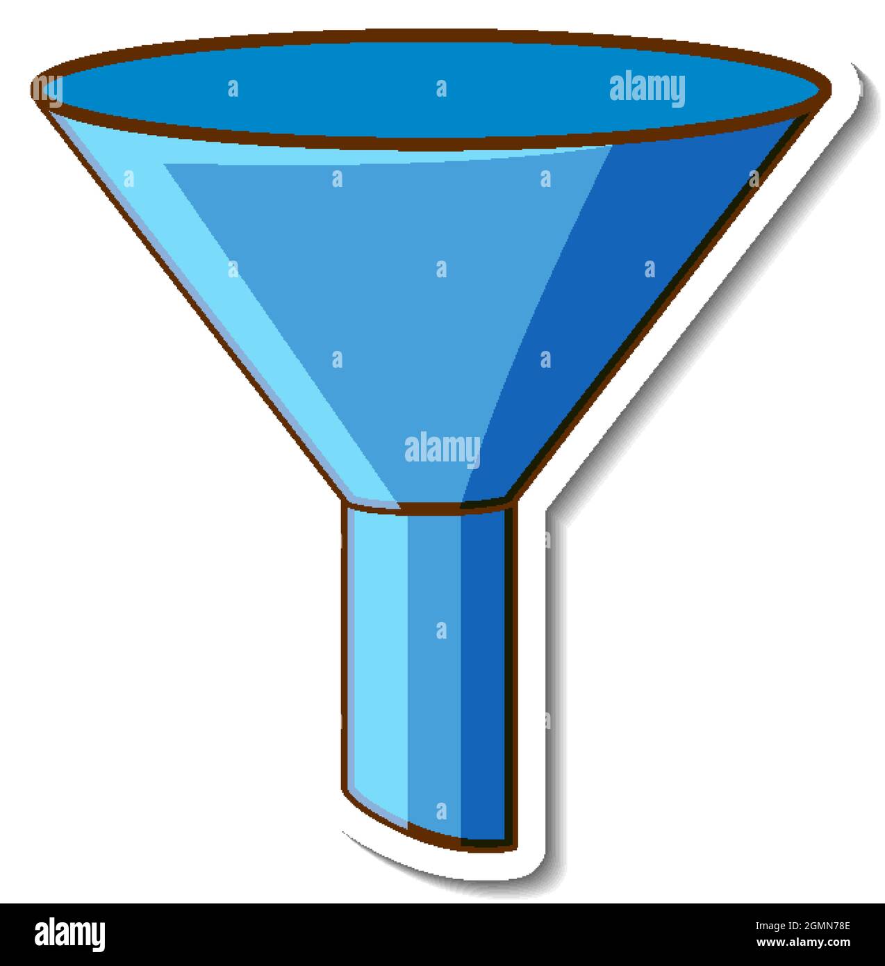 Blue Funnel Icon