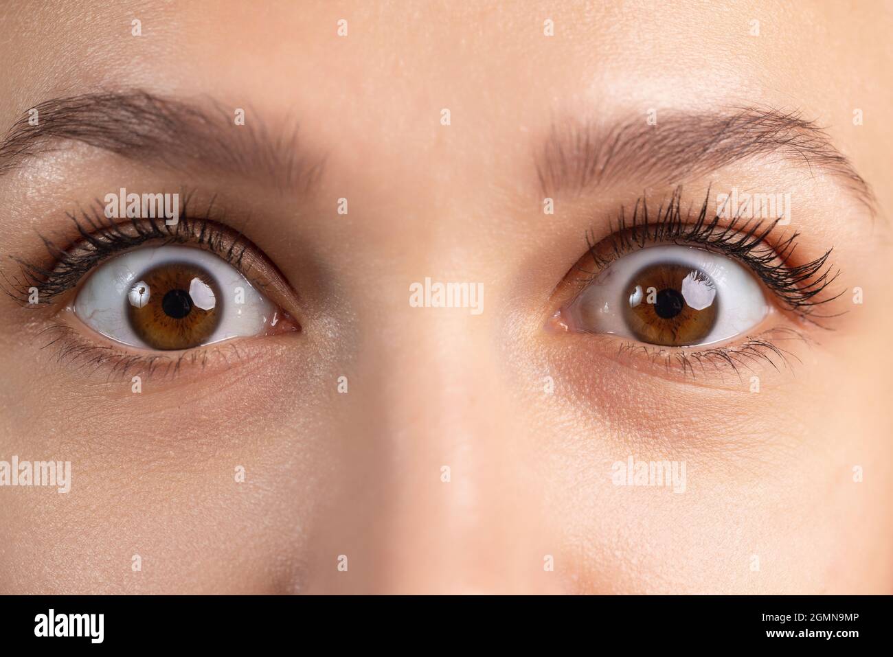 Female Eyes Open