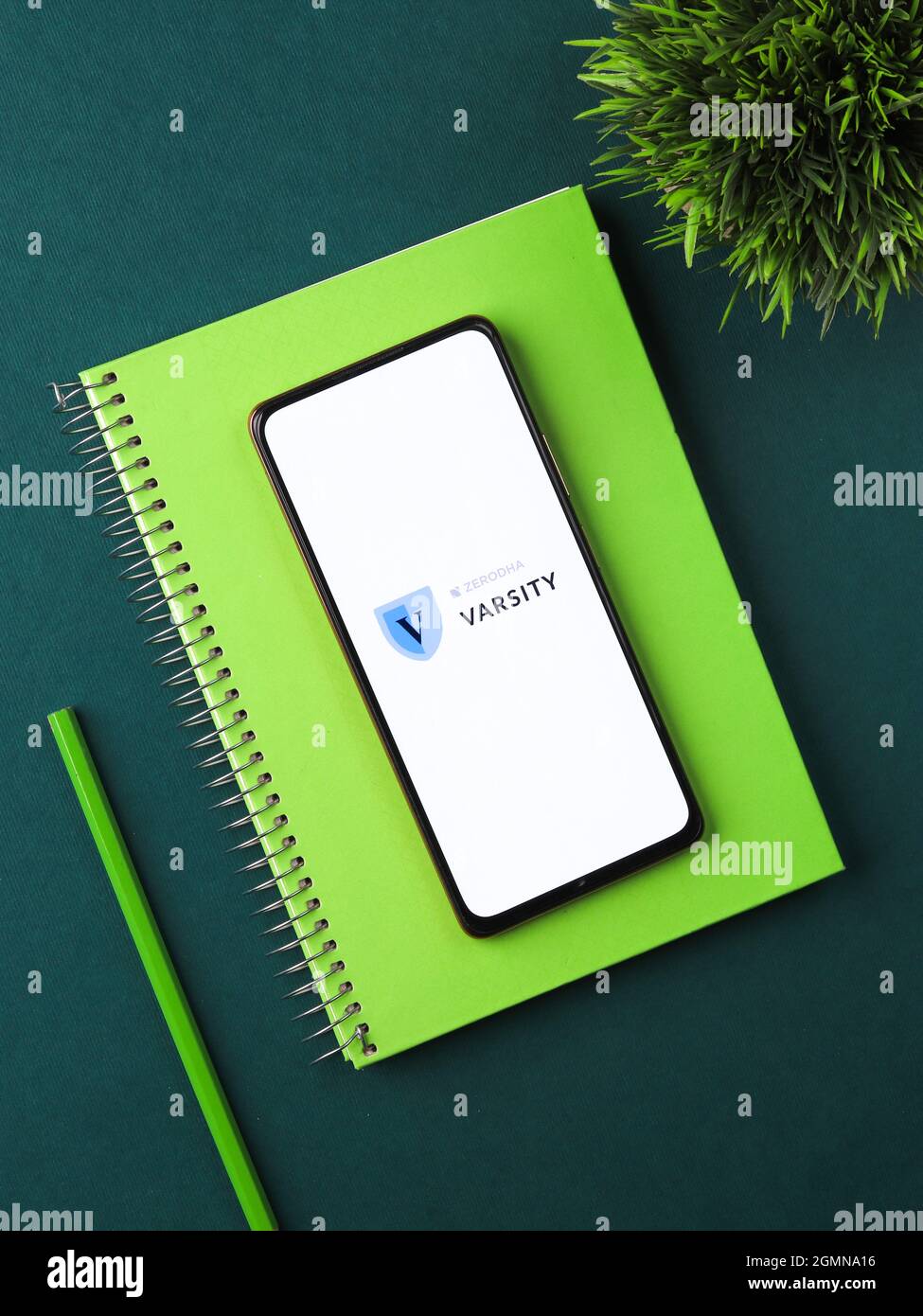 West Bangal, India - August 21, 2021 : Versity by zerodha logo on phone ...