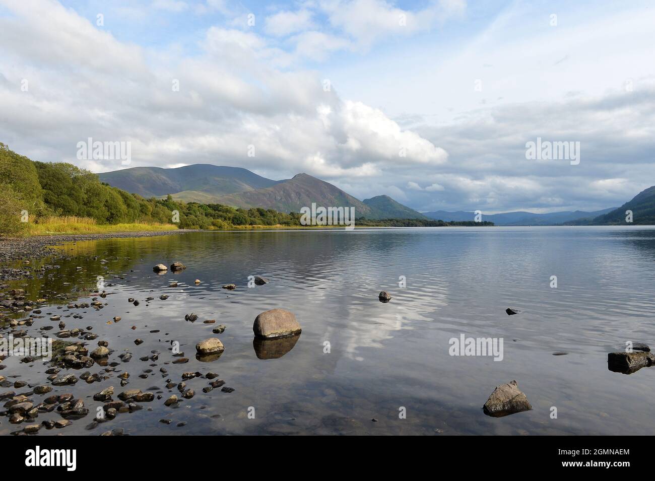 Lake Bassenthwaite in the Lake District Stock Photo - Alamy