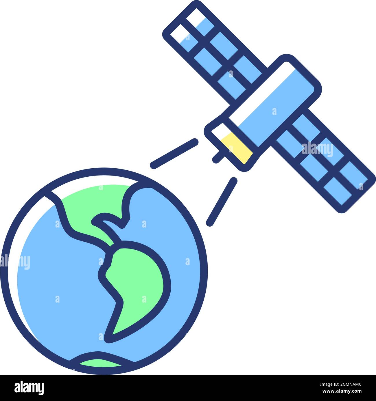 Remote sensing satellite Stock Vector Images - Alamy