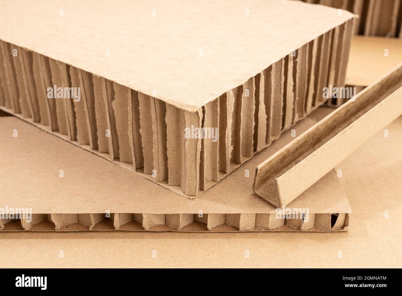 Corrugated Cardboard Background. Carton Detail Stock Photo - Alamy