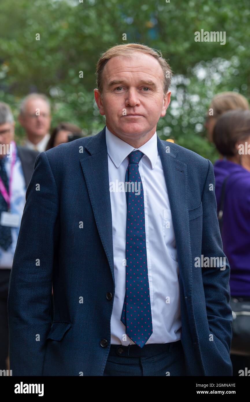 London, UK. 20th September, 2021. DEFRA Secretary of State George ...
