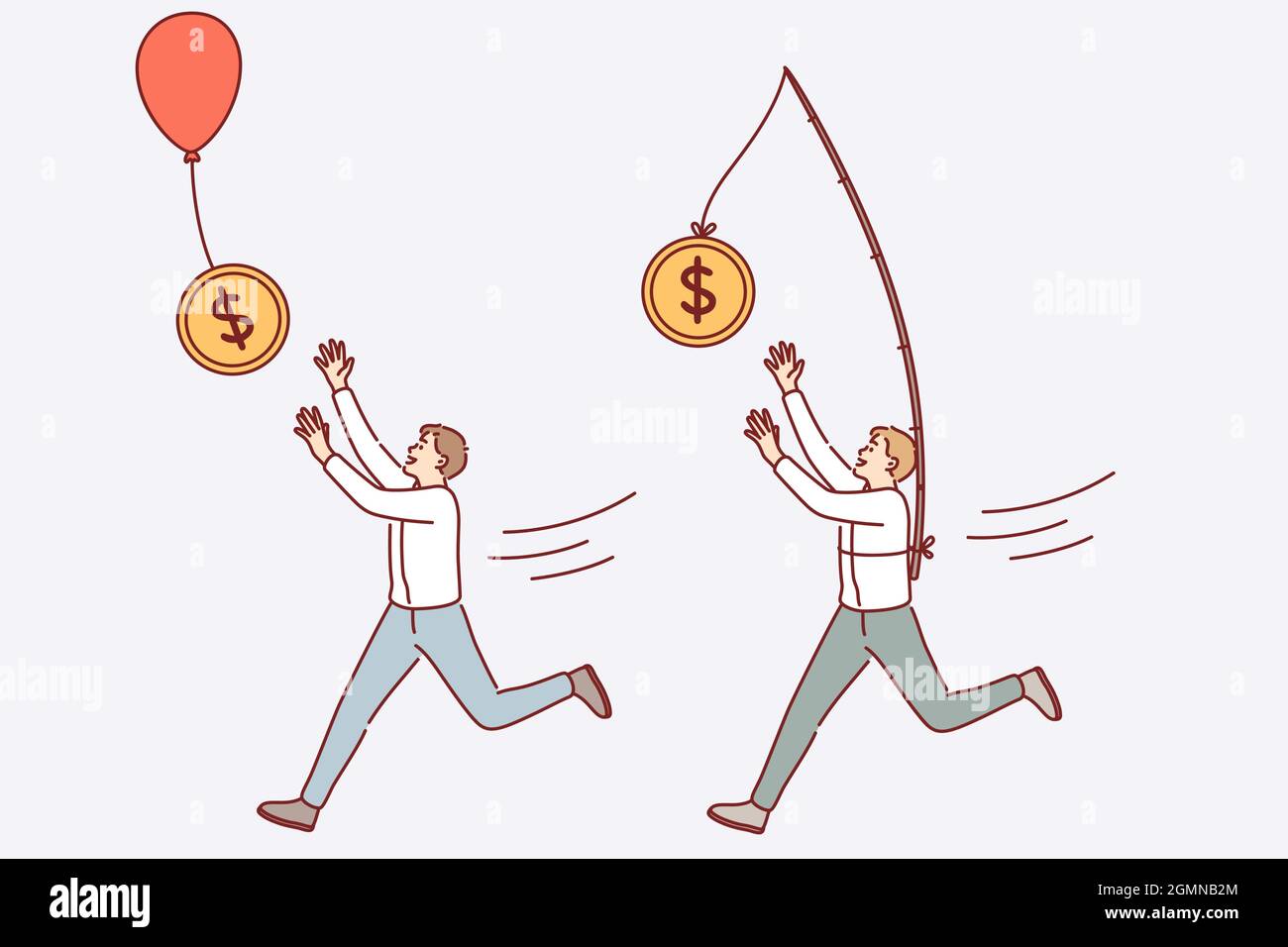 Person flying catch Stock Vector Images - Alamy