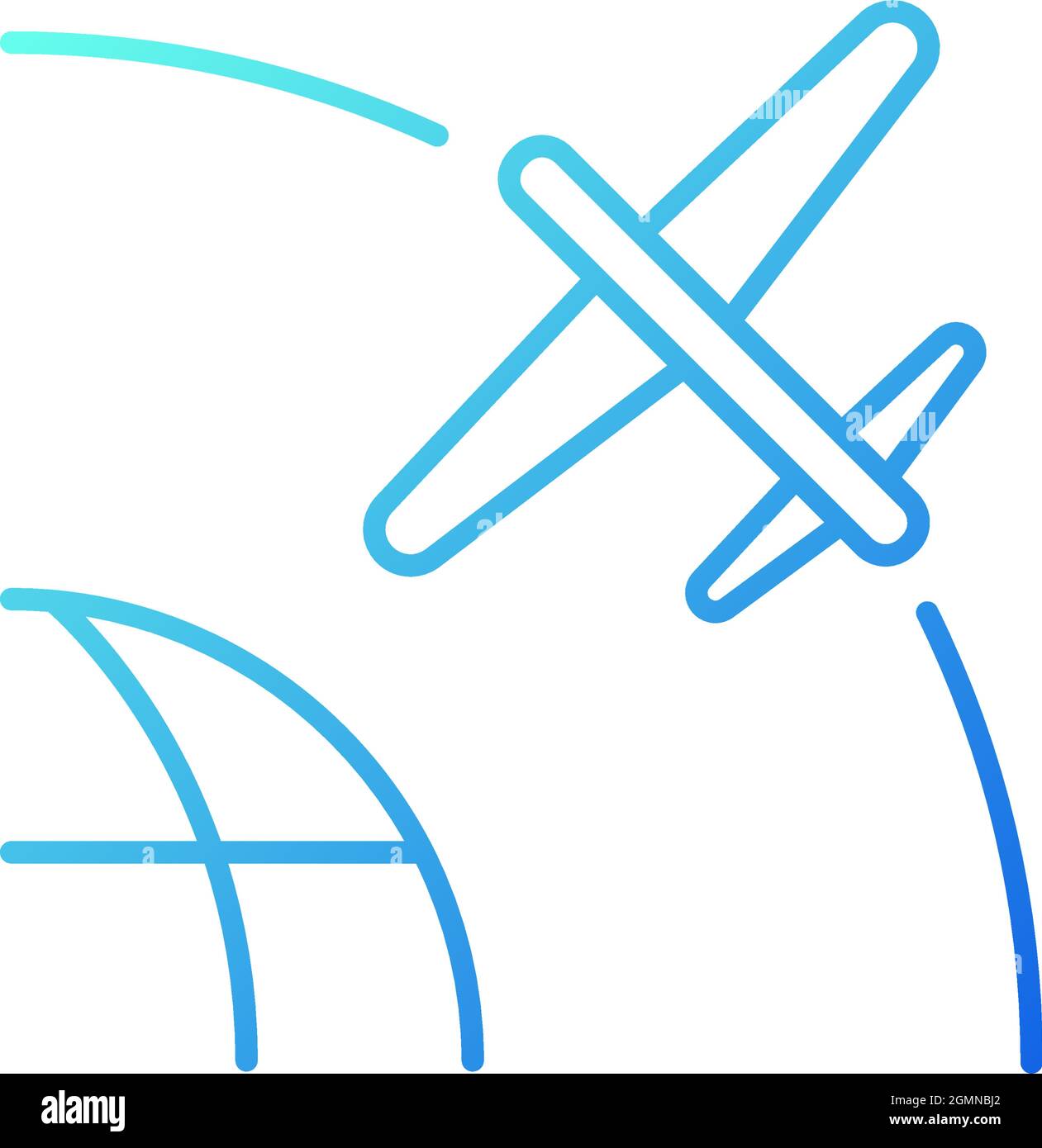 Drone Satellite Gradient Linear Vector Icon Stock Vector Image And Art