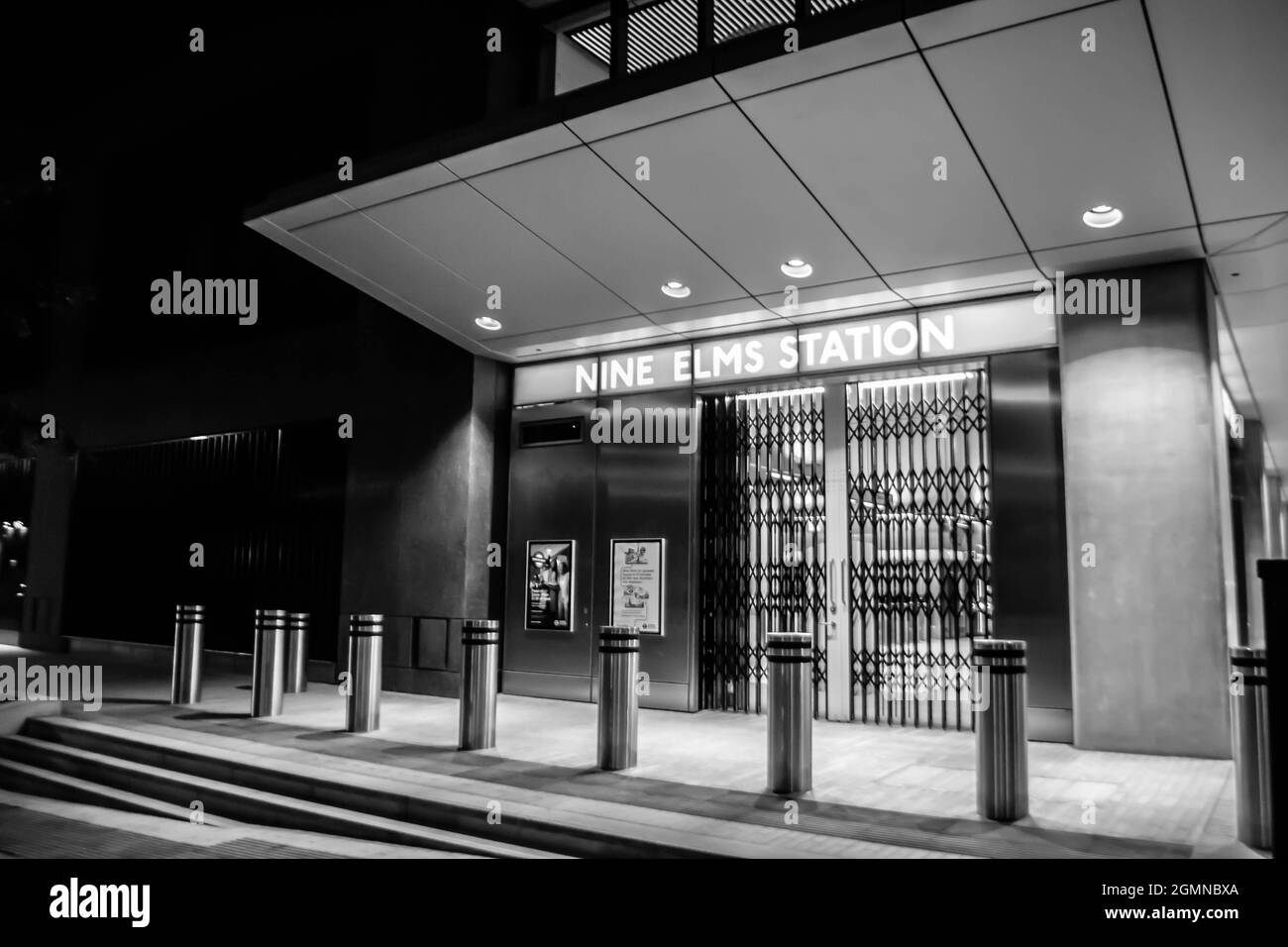 NINE ELMS, LONDON, ENGLAND- 20 September 2021: Nine Elms Station ...
