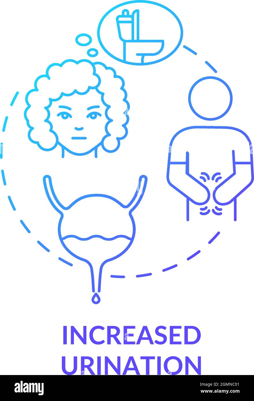 Increased urination blue gradient concept icon Stock Vector Image & Art ... Increased urination blue gradient concept icon Stock Vector Image & Art ...
