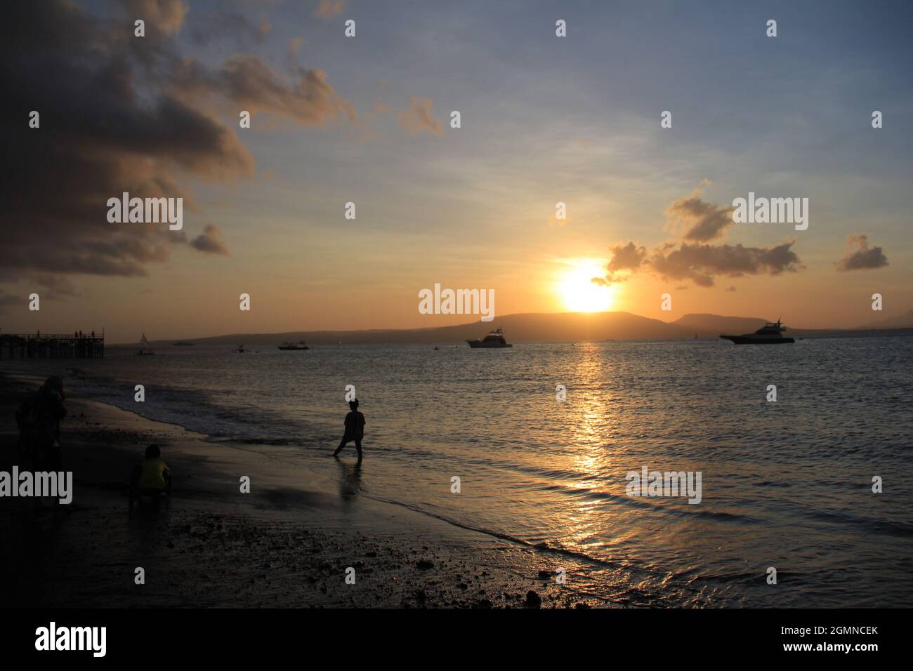 Banyuwangi, Indonesia - July 24, 2020: Beautiful view of sunrise on the ...