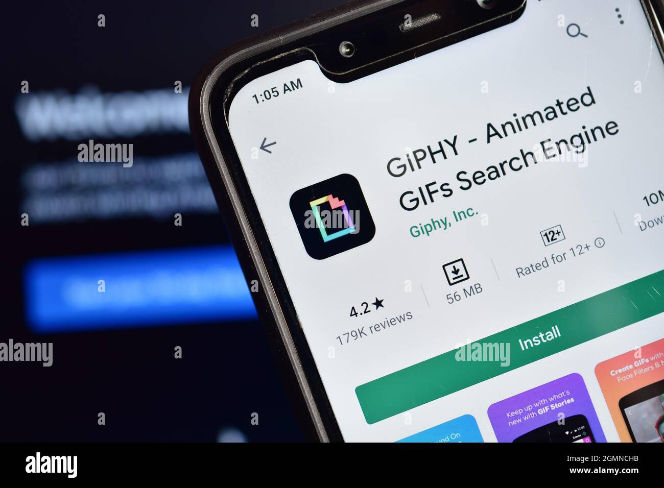 Giphy application hi-res stock photography and images - Alamy