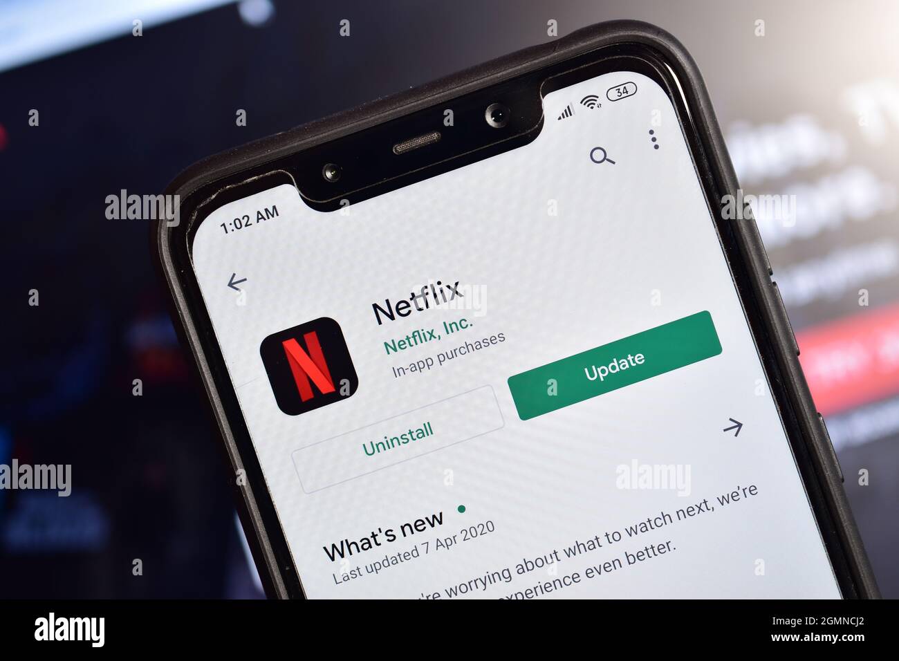 New Delhi, India 10 April 2020:- Netflix PP on Play store, Netflix ...